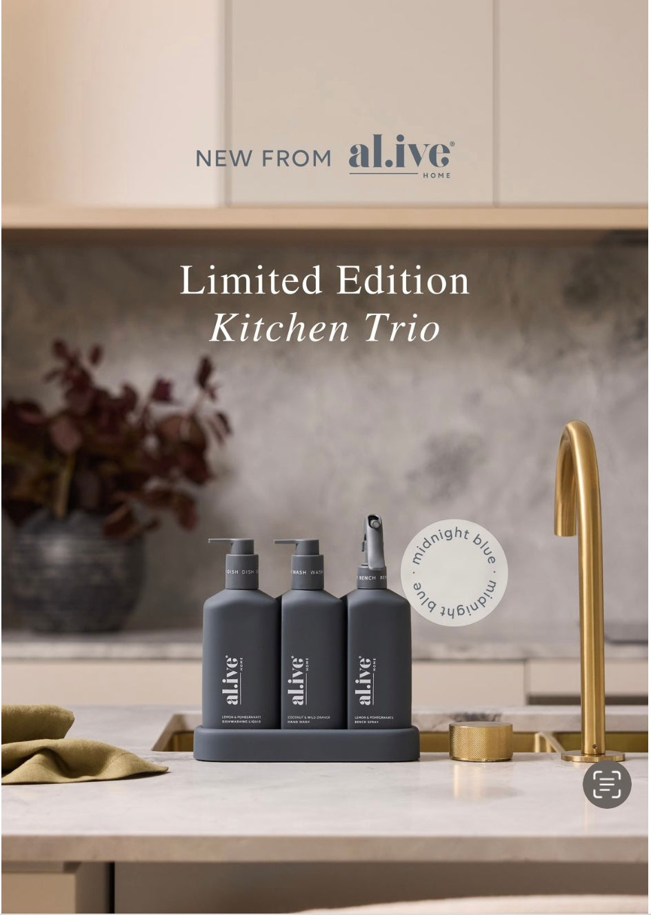 Limited Edition Kitchen Trio - Midnight Blue